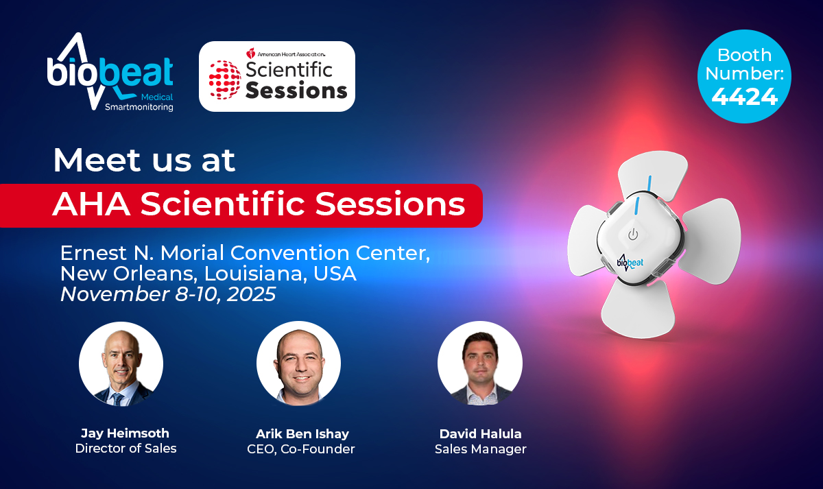 Join Biobeat at AHA Scientific Sessions 2025 FDA cleared cuffless BP ...