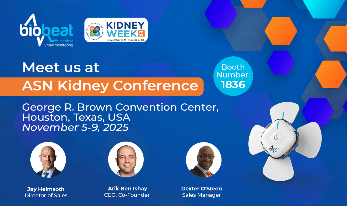 Join Biobeat at ASN Kidney Week 2025 cuffless BP monitoring for renal ...